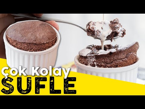 YAPIMI KOLAY LEZZETİ OLAY SUFLE TARİFİ 🍫 Airfryer'da Fırınsız Sufle Tarifi