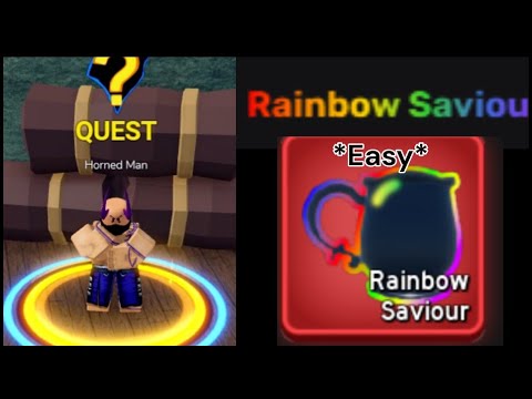 Obtaining *Rainbow Saviour* Haki colour in Blox Fruits Roblox #roblox # ...