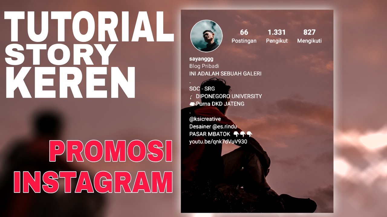 EDIT VIDEO INSTASTORY PROMOSI INSTAGRAM | TUTORIAL STORY KEREN - YouTube