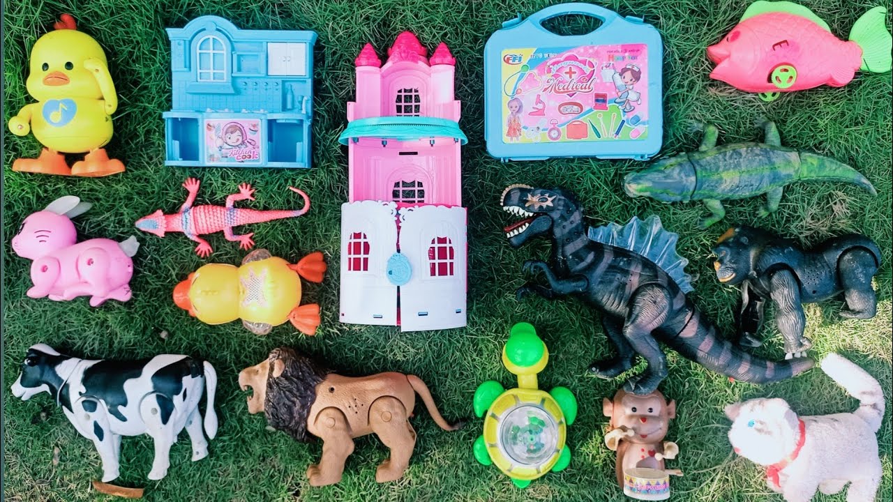 Explorer Mainan Dinosaurus, Singa, Monyet, Iguana, Kelinci, Kucing ...
