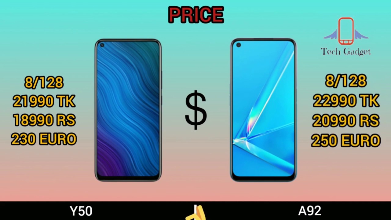 Vivo Y50 VS Oppo A92 Review and camera sample - YouTube