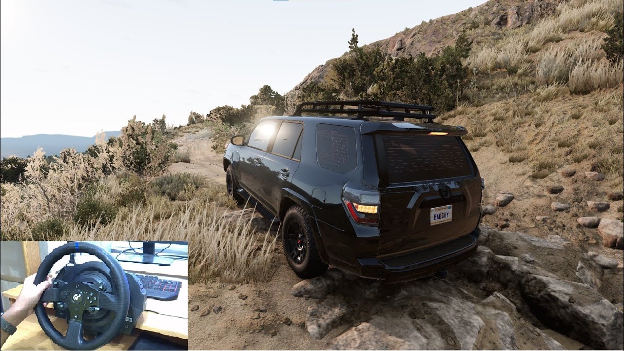 Toyota Runner - BeamNg Drive. Off road. Gameplay. Trustmaster T300 ...