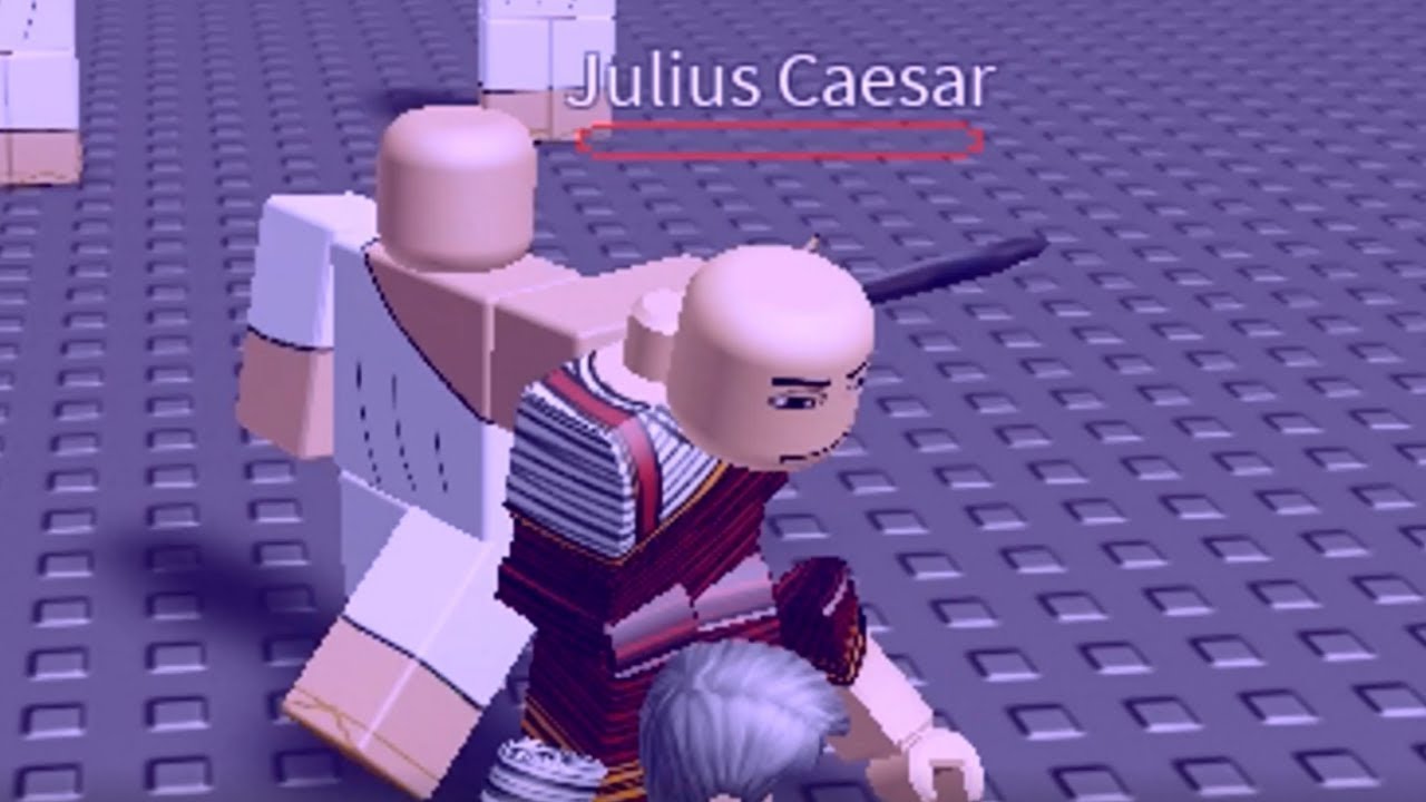 Julius Caesar's Life but portrayed in Roblox - YouTube