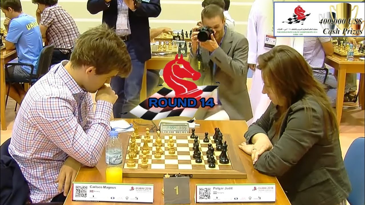 Magnus Vs Polgar, Judit || World Blitz Championship - YouTube