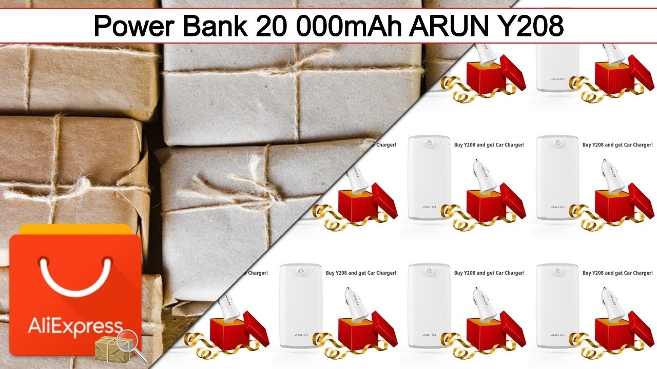 Power Bank 20 000mAh ARUN Y208 | #Обзор - YouTube