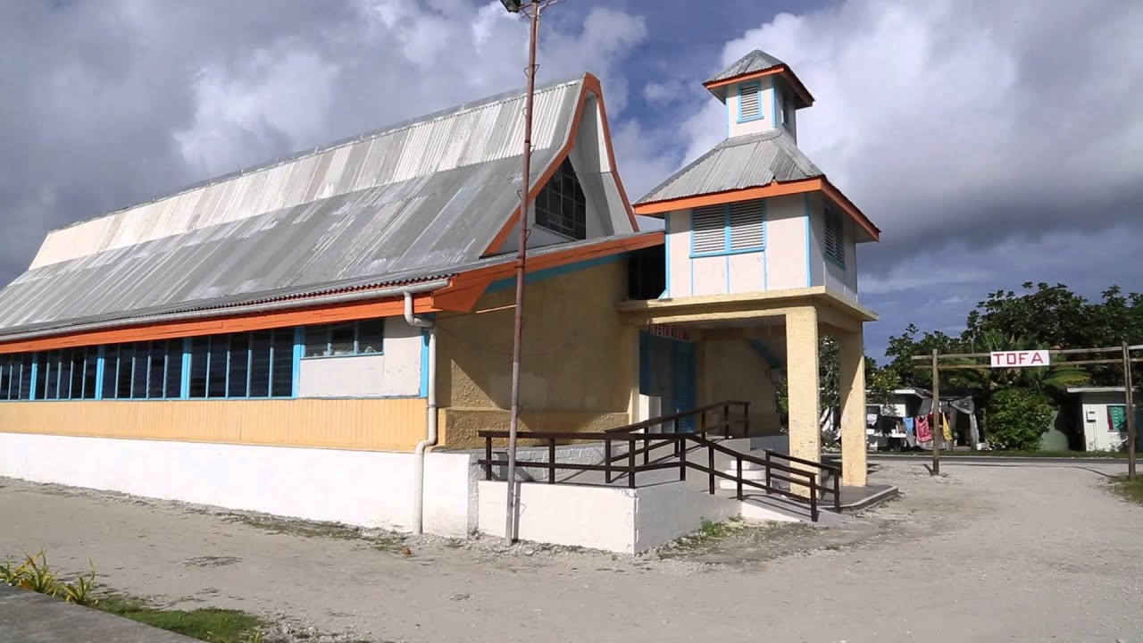 Tuvalu Funafuti Centre ville / Tuvalu Funafuti City center - YouTube