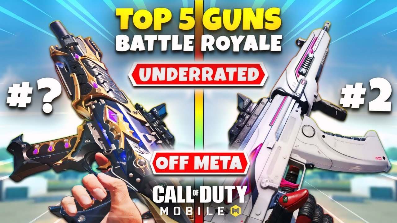 Top 5 OFF META Guns In Season 2 Battle Royale | 5 Best OFF META ...
