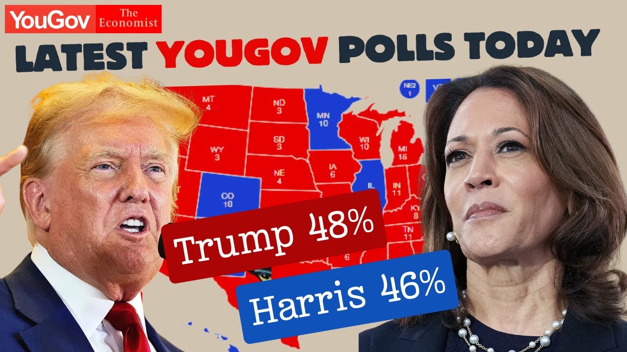 Trump Leads in Latest YouGov Polls Trump vs Harris? | Polls USA 2024 ...