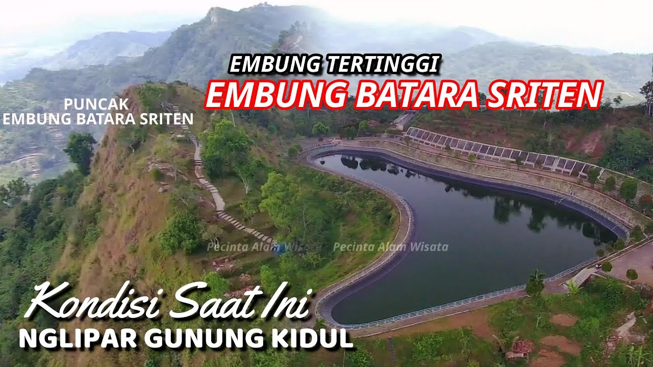 EMBUNG BATARA SRITEN || Tertinggi Di Gunung Kidul, Review Lengkap - YouTube