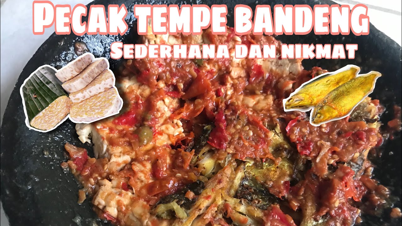 Sambal Tempe | Pecak Tempe dan Bandeng - YouTube