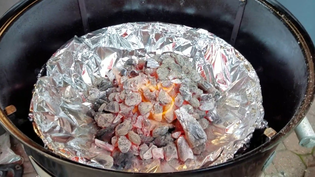 WSM 22.5 setup like Weber Kettle - YouTube