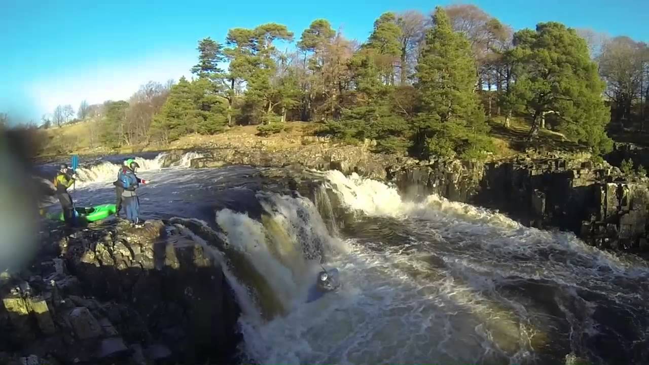 Kayaking on the River Tees - High Force to Low Force - YouTube