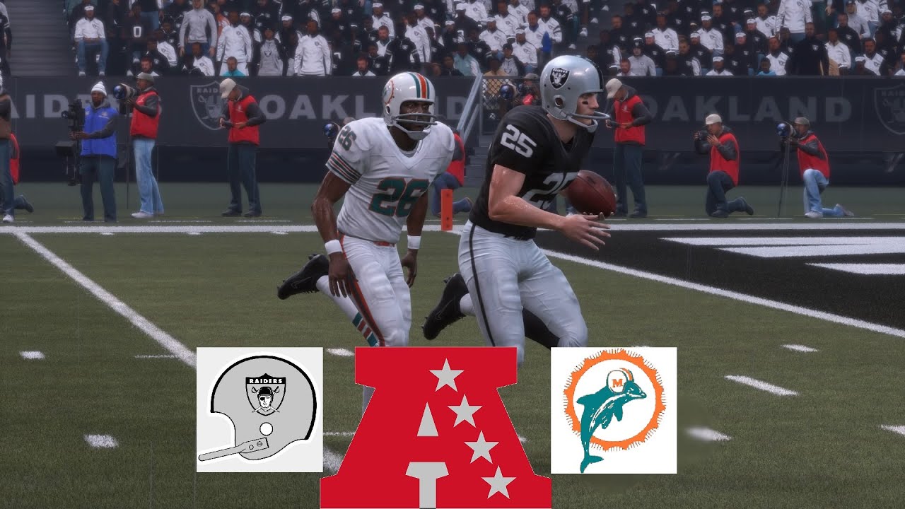 1970 AFC divisional MIA vs OAK - YouTube
