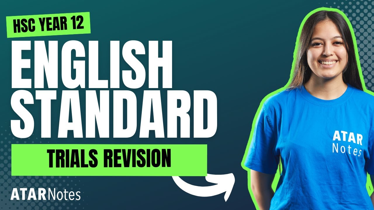 HSC Year 12 English Standard Trials Revision Lecture - YouTube