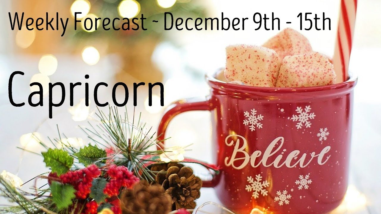Capricorn ~ Let the magic begin! ~ Weekly Tarotscope Dec 9th - 15th ...