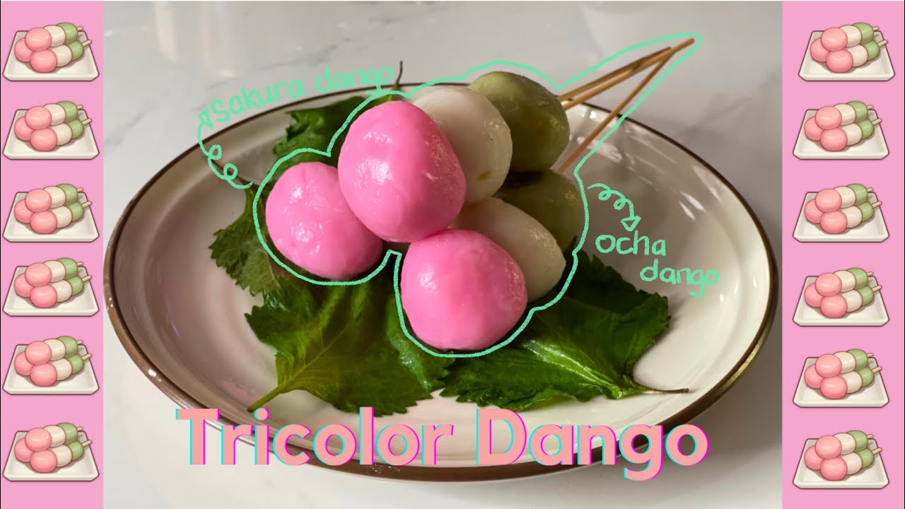How to make Inazuma food Tricolor Dango | Genshin Food [4K] - YouTube