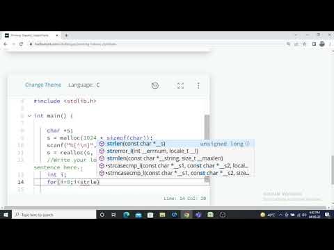 Printing Tokens|| Hackerrank C Solution. - YouTube
