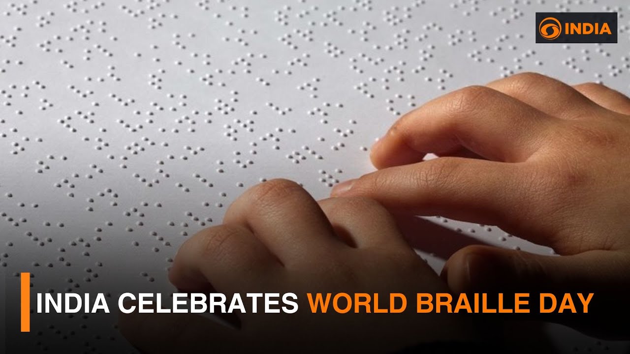 India celebrates World Braille Day | DD India - YouTube