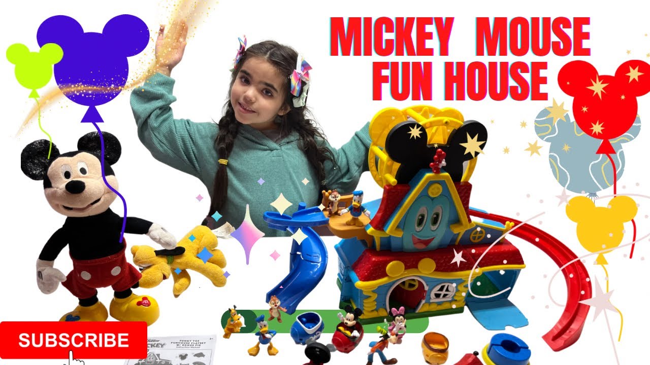 Unboxing Disney Junior Mickey Mouse Funny the Funhouse - YouTube