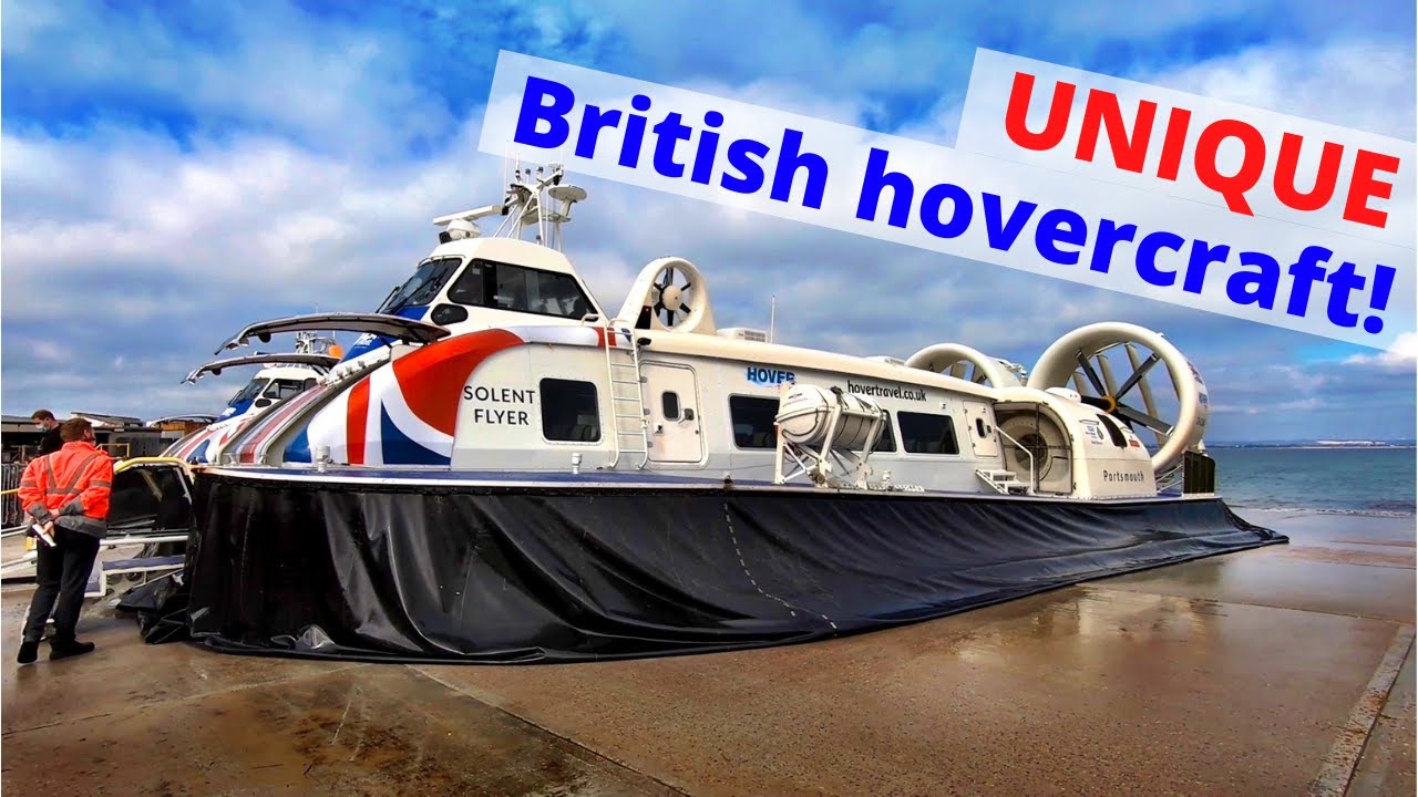 A trip on the UK's amazing hovercraft ferry service - YouTube