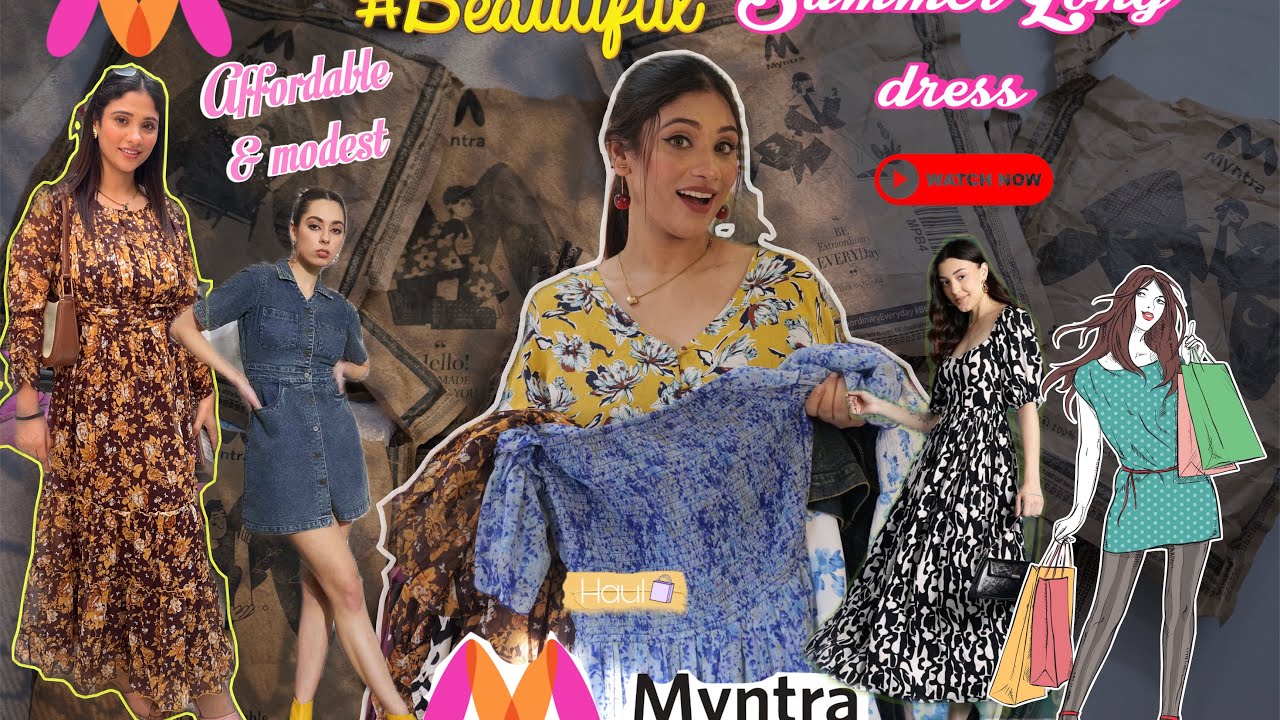 These Dresses from Myntra Are BREAKING the Internet!" 🛜 || modest to ...