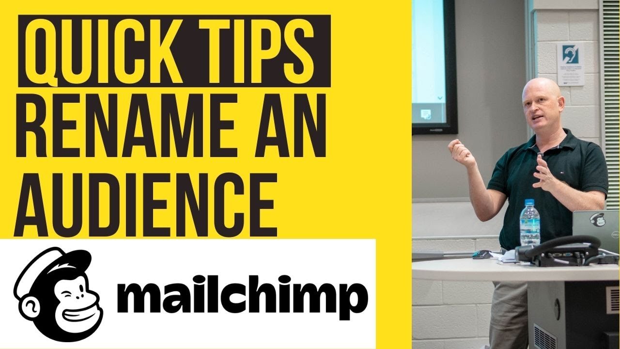 How To Rename A Mailchimp Audience YouTube How To Rename A Mailchimp Audience YouTube