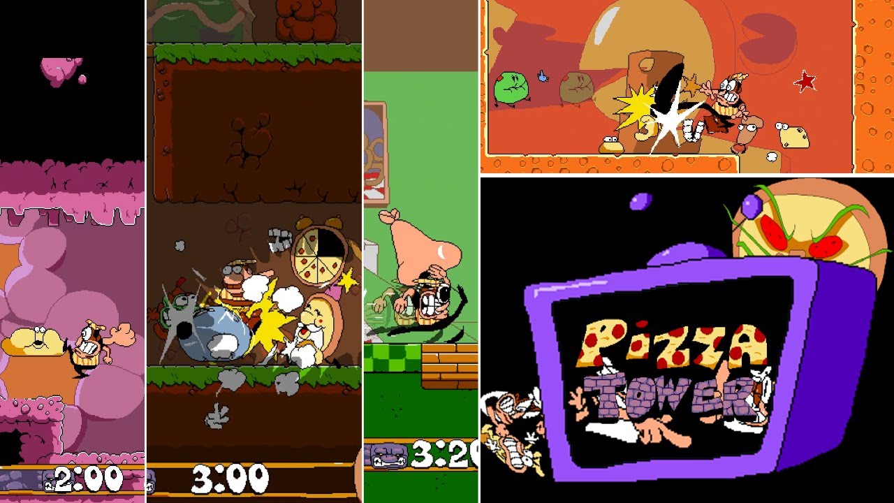 All Floor 3 Levels Pizza Tower - YouTube