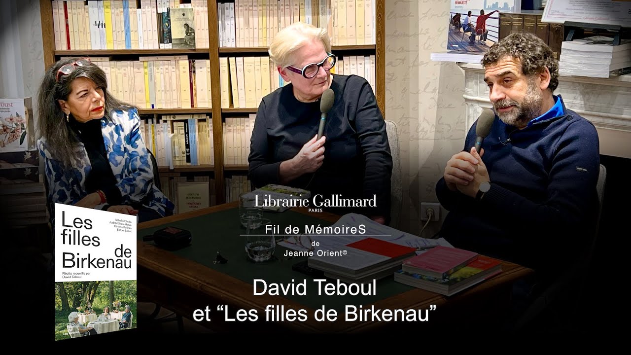 À la Librairie Gallimard, Fil de Mémoires de Jeanne avec David Teboul ...