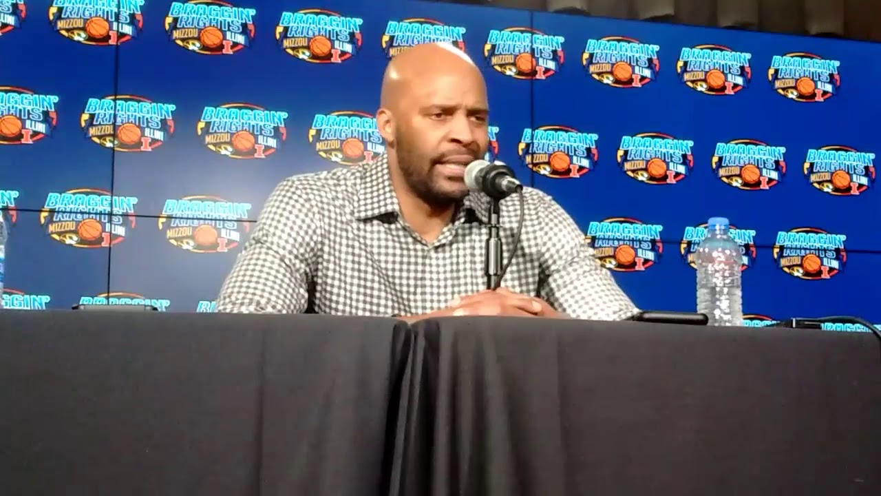 Cuonzo, Pickett, Mitch Smith, X Pinson - Illini postgame - YouTube