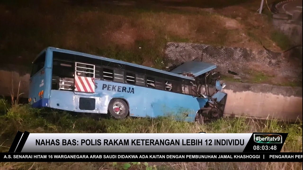 NAHAS BAS | Polis Rakam Keterangan Lebih 12 Individu - YouTube