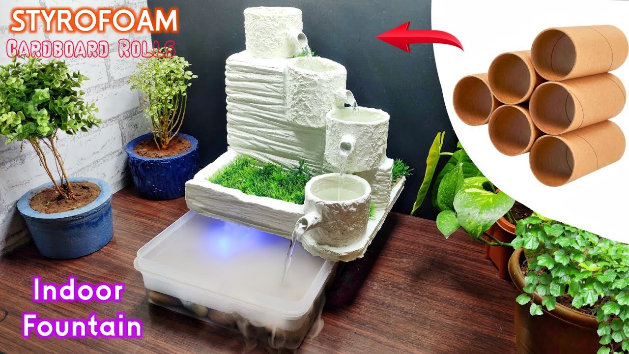 Amazing Crazy White Stone Model Indoor Tabletop Water Fountain Using ...