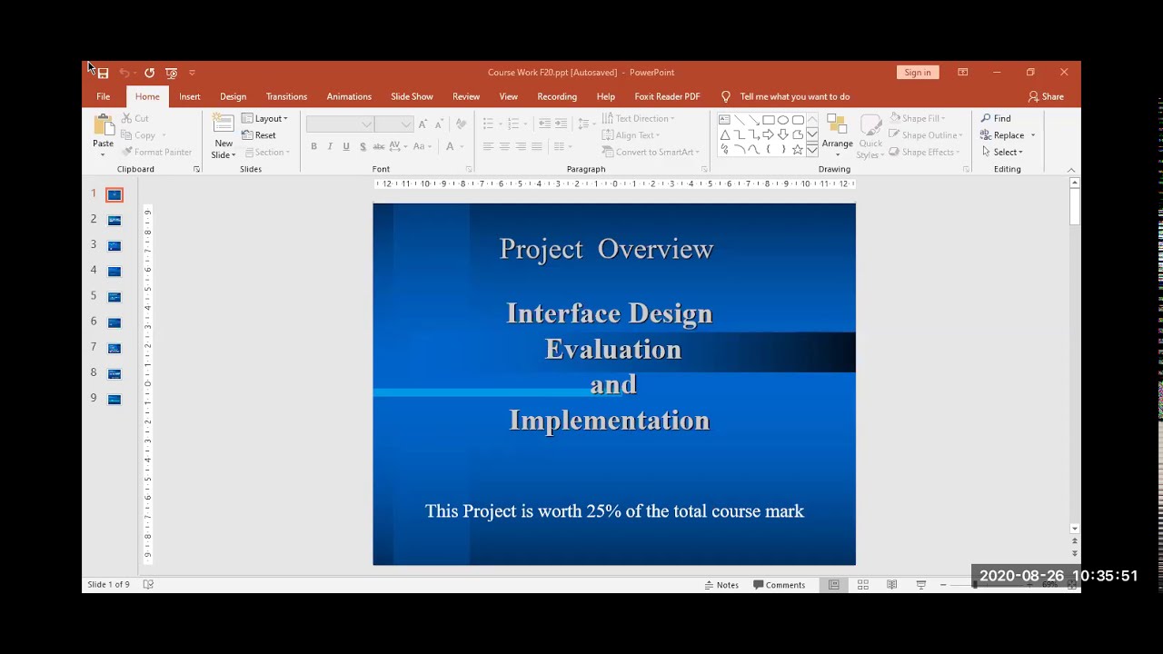 Project Overview: Interface Design Evaluation and Implementation - YouTube