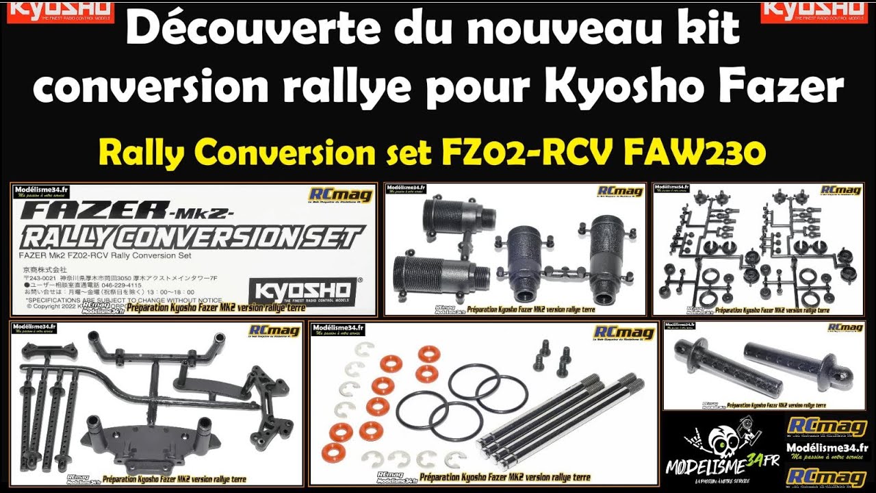 Découverte du kit de conversion rallye pour kyosho Fazer MK2 1/10 ...