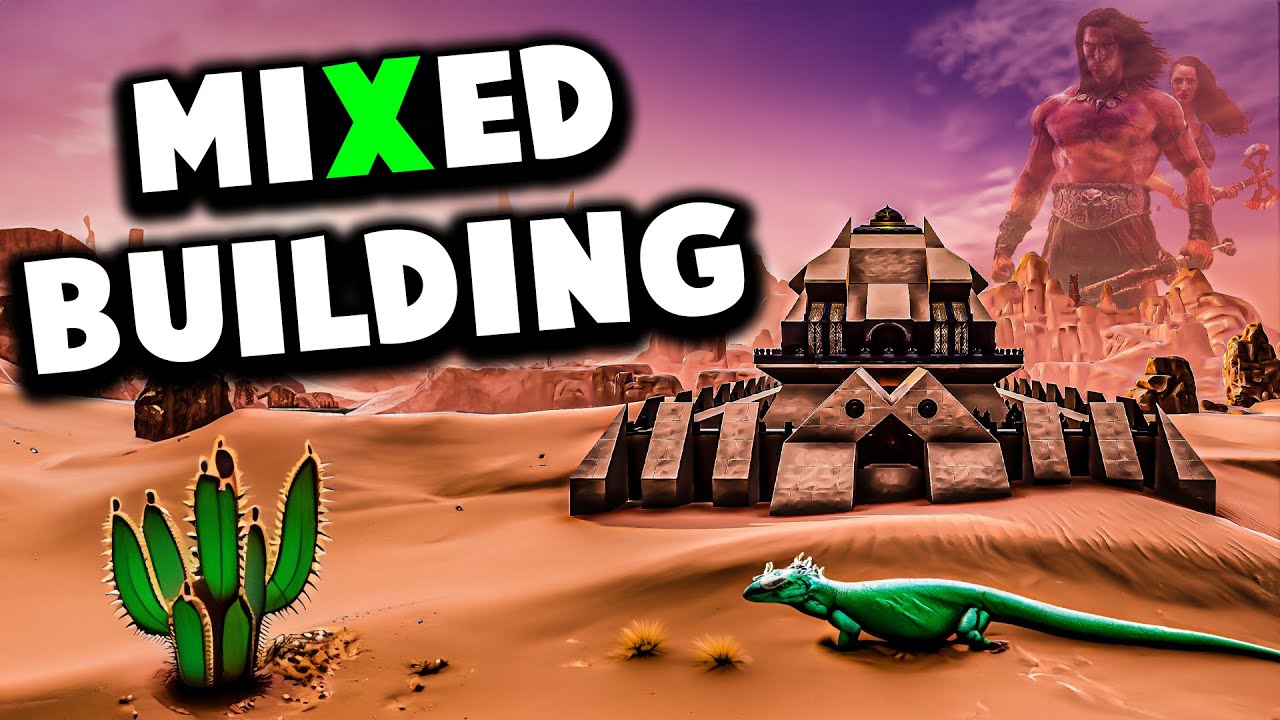 Mixed Building | How is the Desert Garden? | CONAN EXILES - YouTube