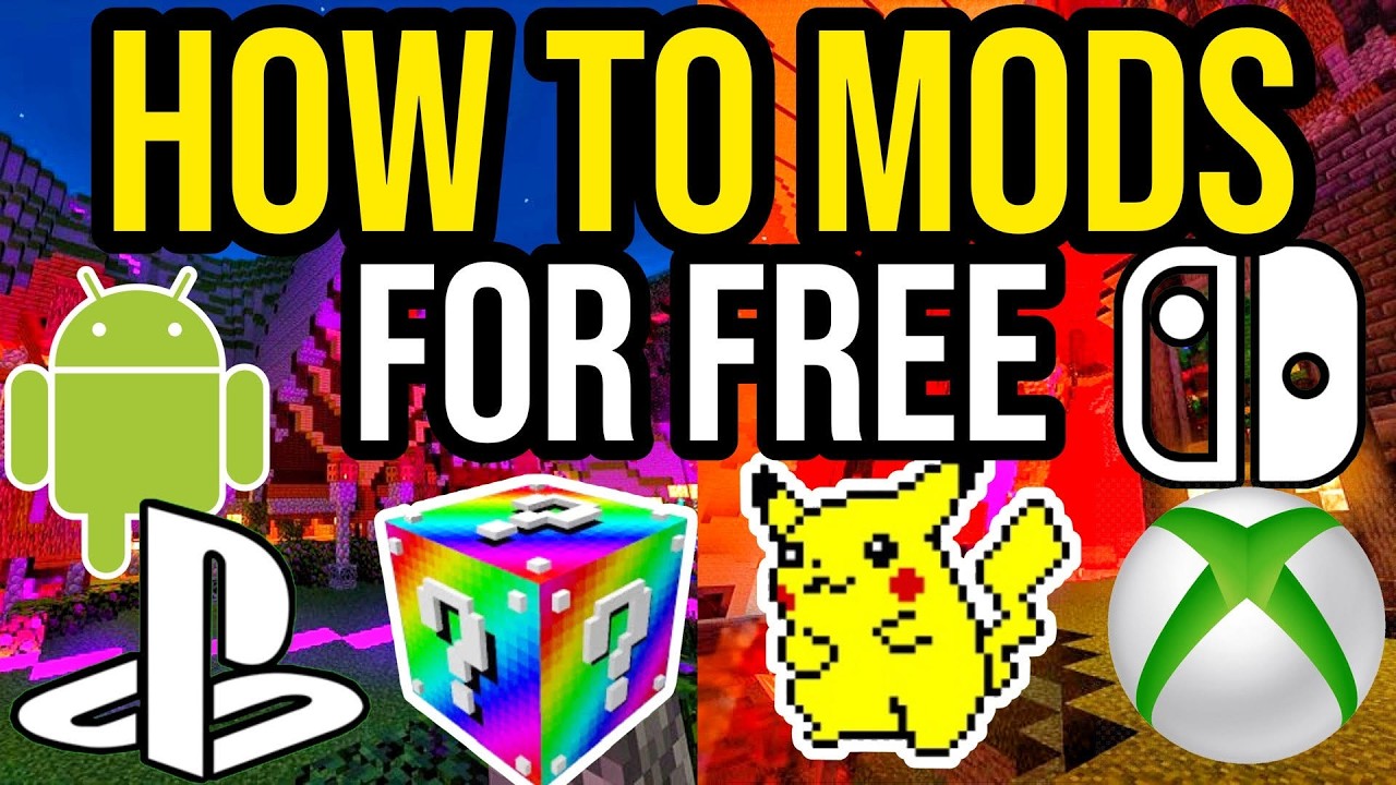 How To Get MODS FOR FREE In Minecraft PS4/5, Xbox, Switch, MCPE ...