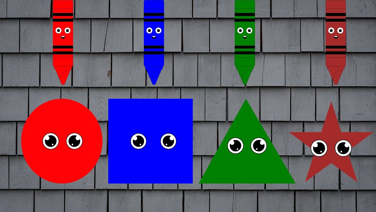 Shapes Dress Up & Learn Colors | Circle, Square, Triangle & Star | Red ...
