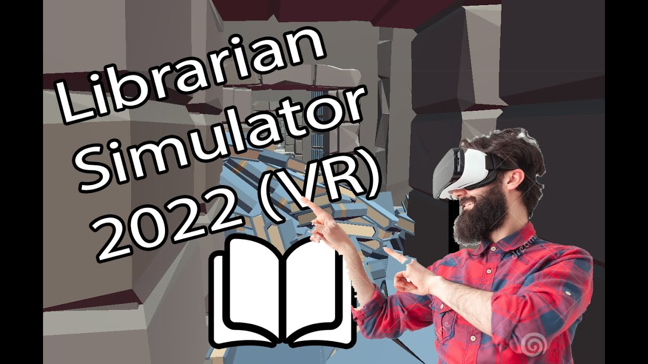 Being a librarian in VR - Library Simulator - Library of Babel - YouTube