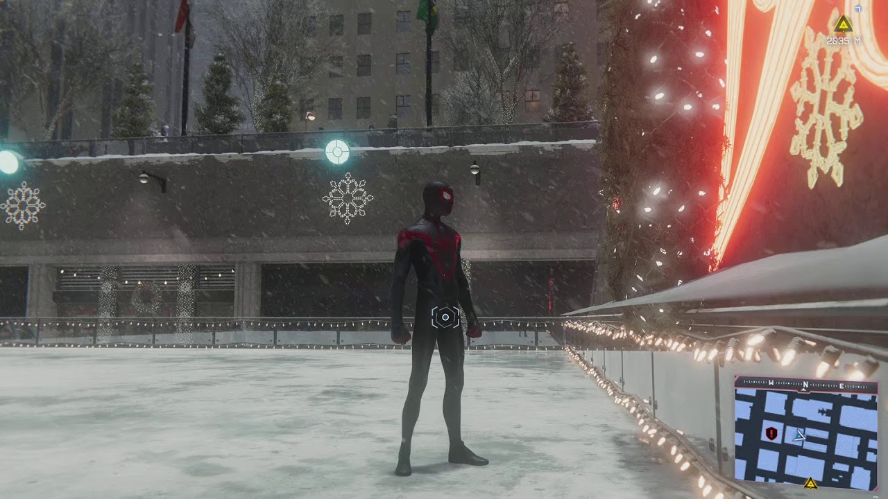 Marvel's Spider-Man: Miles Morales PS5- Floating Snow - YouTube
