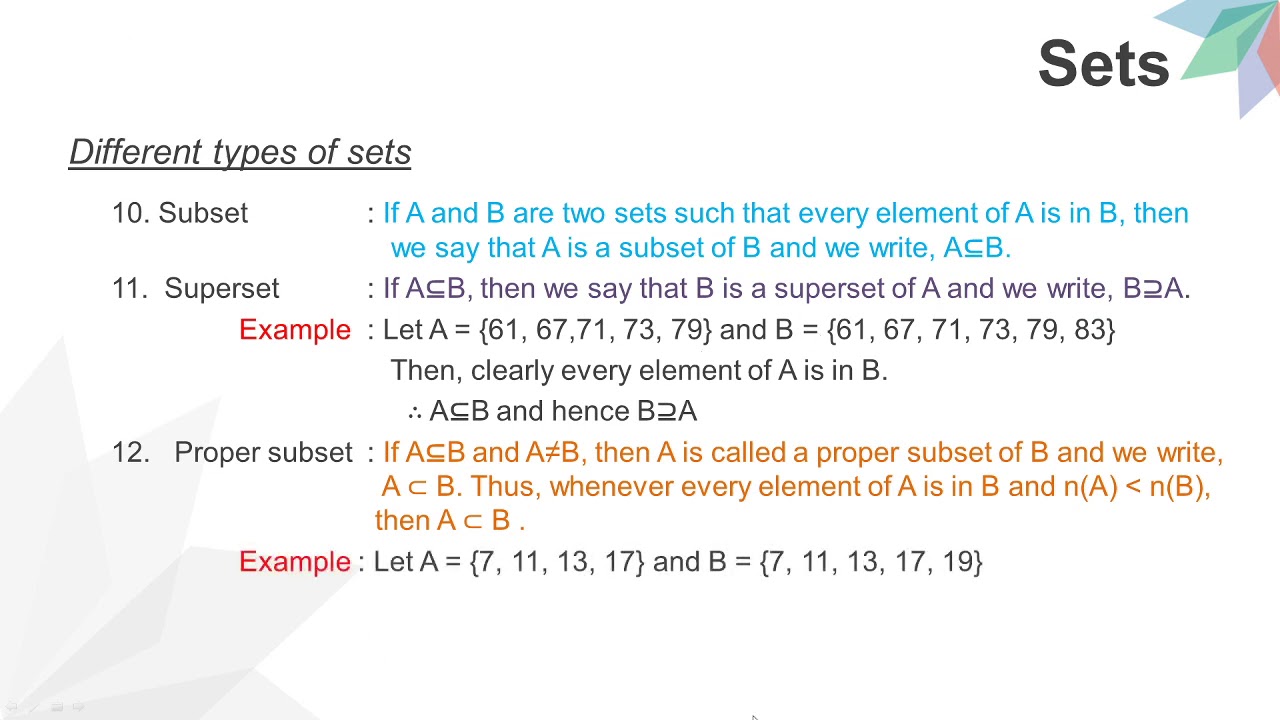 Sets Chapter Part 2 For 7th ICSE Syllabus YouTube sets-chapter-part-2-for-7th-icse-syllabus-youtube