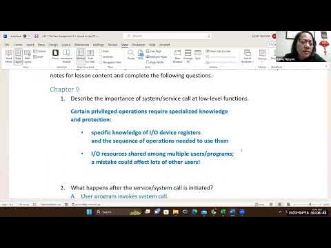 CIS11 Unit 9 Lecture: TRAP, Stack and Course Project Overview. - YouTube