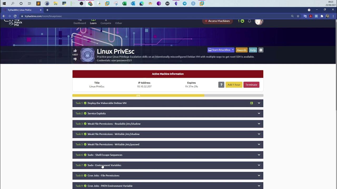 Linux Privilege Escalation | Shared Library and Environment Variables | TryHackMe LinuxPrivEsc ...