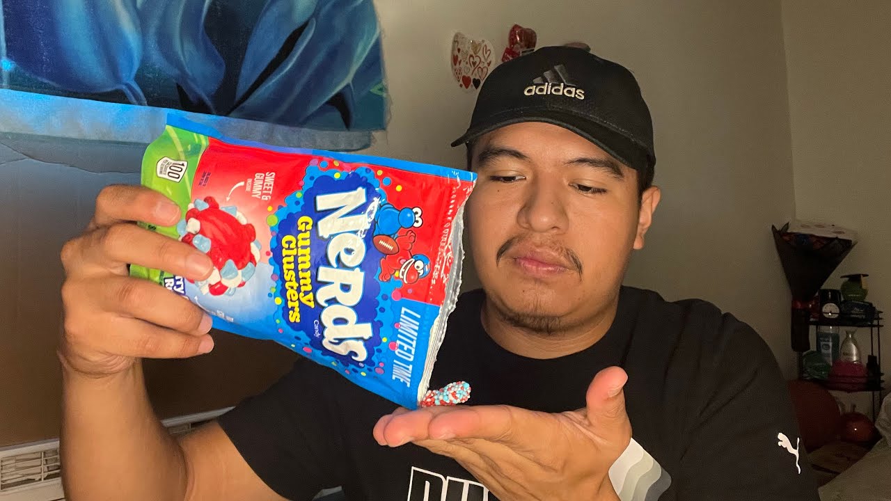 ASMR Eating Nerd Clusters - YouTube