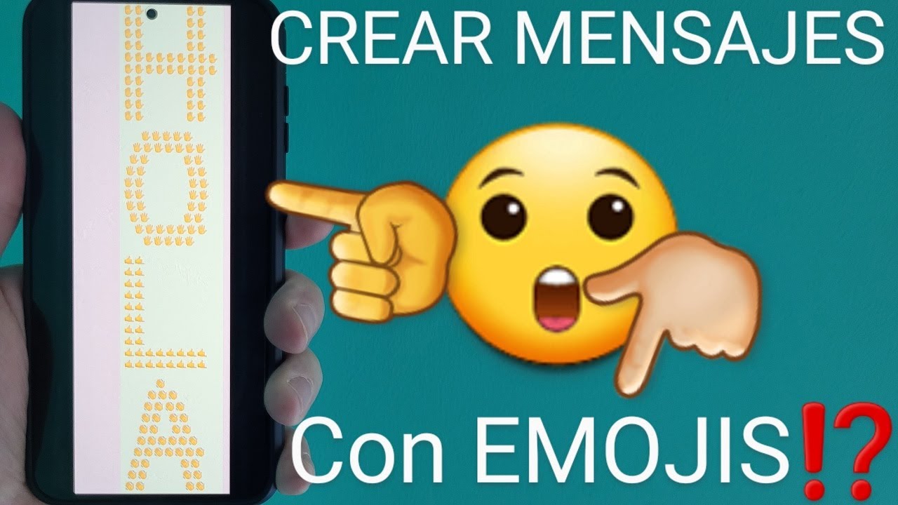 🤪📱 Como CREAR TEXTOS con EMOJIS para ENVIAR por WHATSAPP PASO a PASO ...