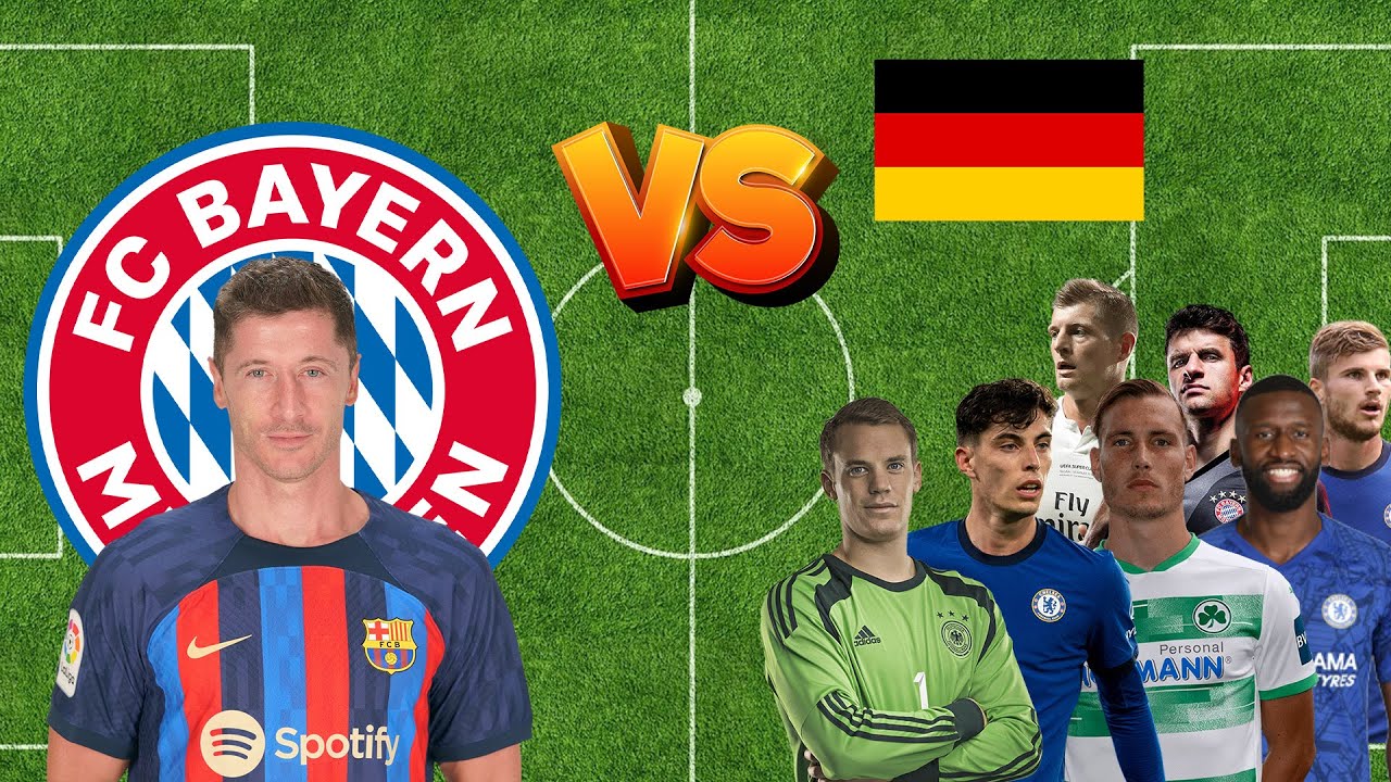 ⚽ Robert Lewandowski 🆚 Germany Legends 💪 - YouTube