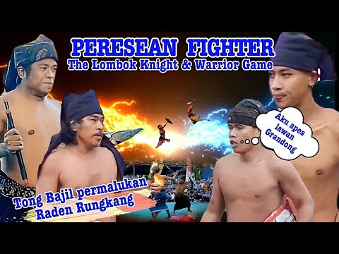 Tong bajil Vs Raden rungkang & joker Vs Grandong/Peresean Lombok - YouTube