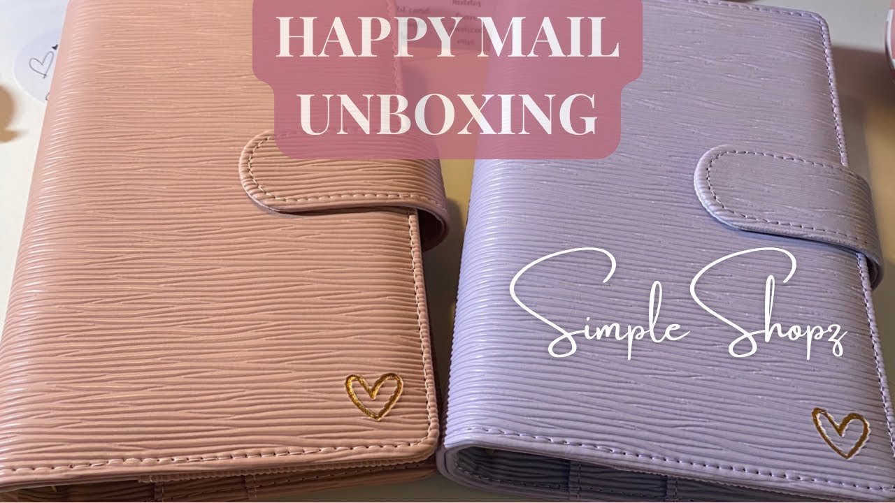 Happy Mail Unboxing Featuring Simple Shopz Products 💕 - YouTube