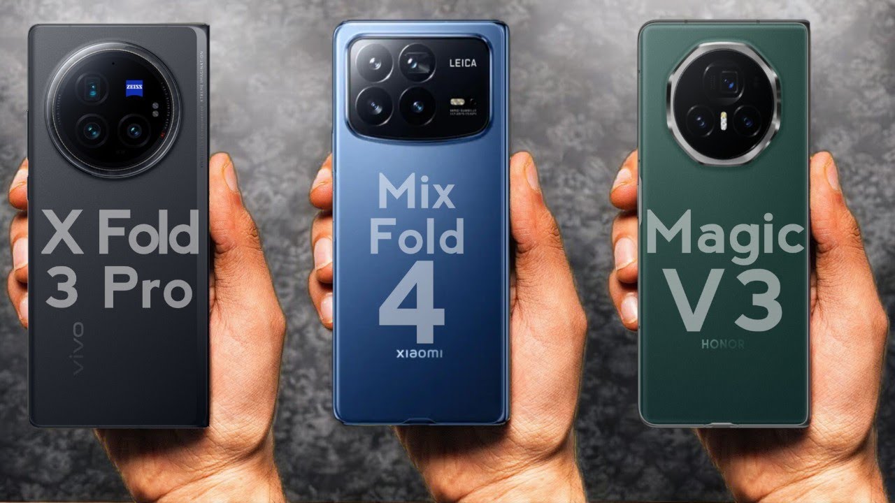 Vivo X Fold 3 Pro vs Xiaomi Mix Fold 4 vs Honor Magic V3 - YouTube