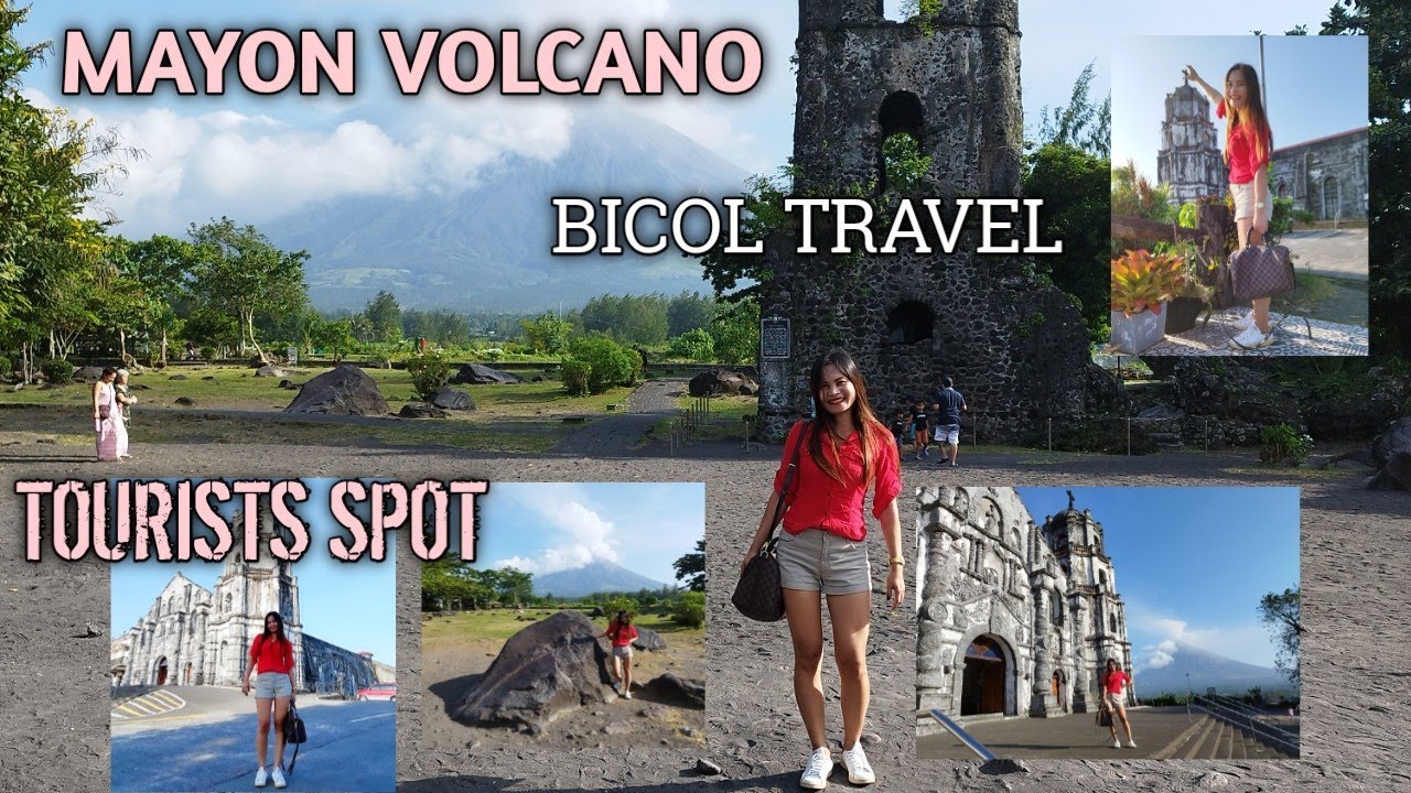 BICOL TRAVEL:: TOURISTS SPOT..DARAGA CHURCH,CAGSAWA RUINS AT MAYON ...