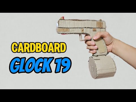 CARDBOARD GLOCK 19 TUTORIAL - YouTube
