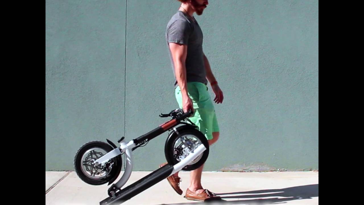2018 Lunar Cruiser™ Foldable, Electric/Kick Scooter - YouTube